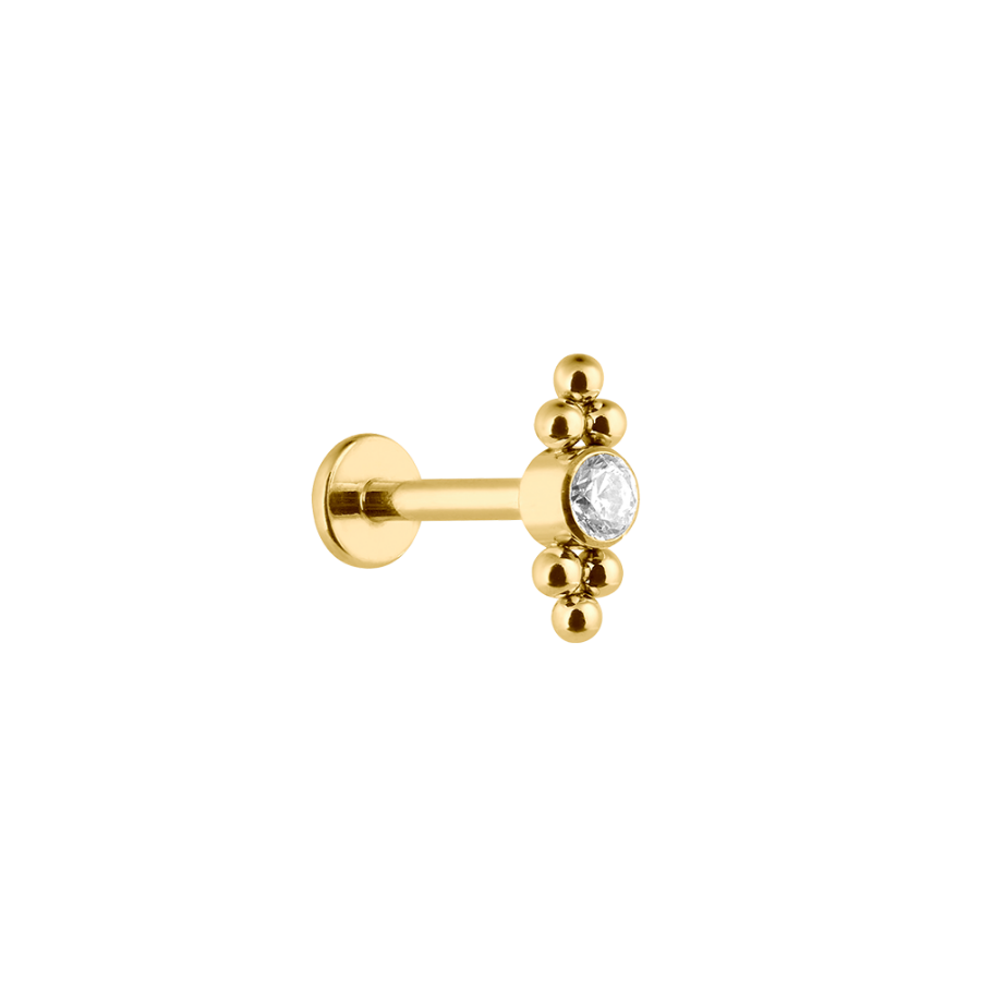 Crystal Dots Labret Piercing – HI-LIFE