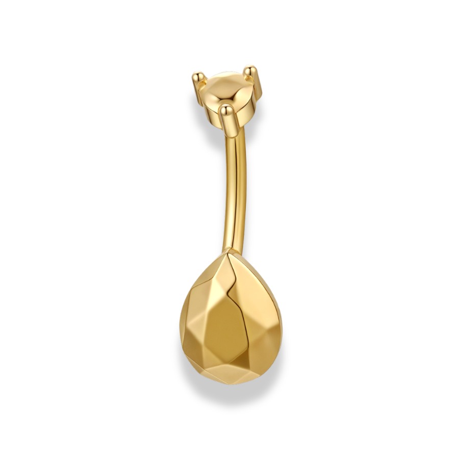 Golden Prism Teardrop Belly Piercing - Titanium – HI-LIFE