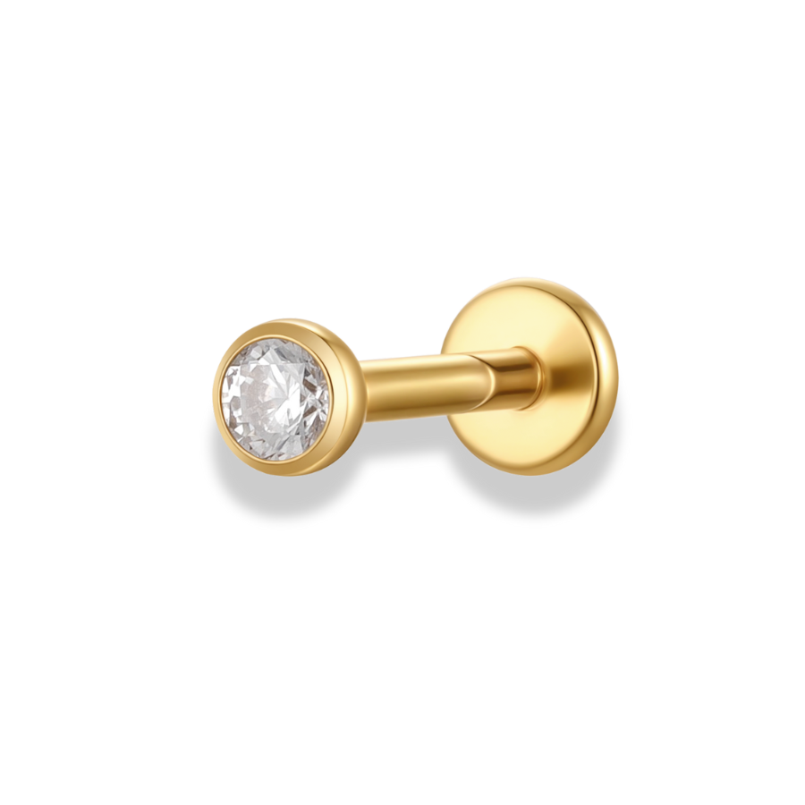 Simple Stone Labret Piercing - Titan – HI-LIFE