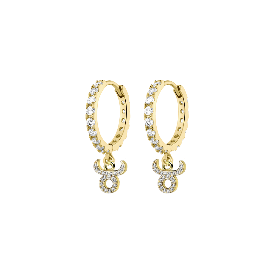 Taurus - Zodiac huggie earrings – HI-LIFE