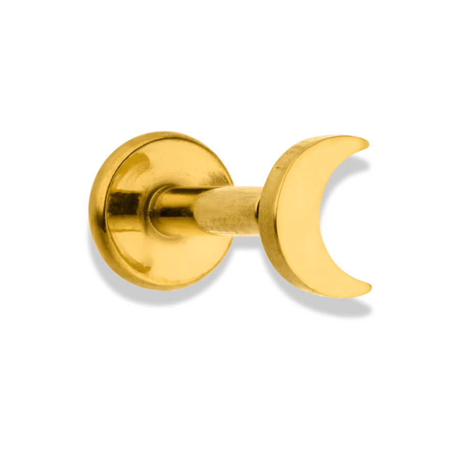Tiny Moon Labret Piercing - Titan – HI-LIFE
